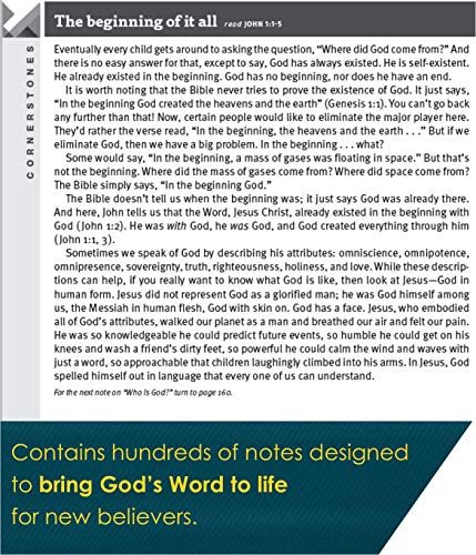 New Believer's Bible NLT (Softcover): First Steps for New Christians