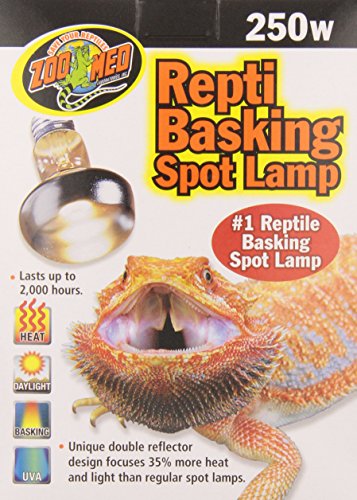 Zoo Med Reptile Basking Spot Lamp 250 Watts, Whites &Amp; Tans