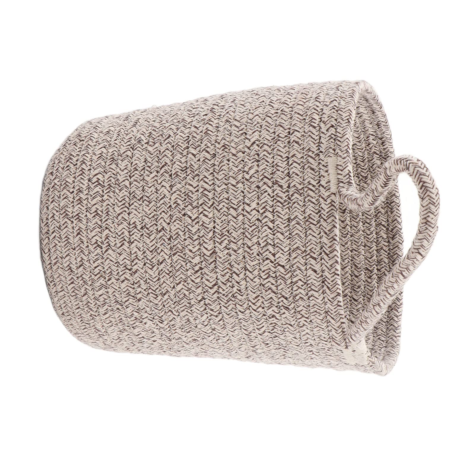 Cotton Rope Basket, Extra Large Blankets Basket for Sundries for Living Room (Type C)