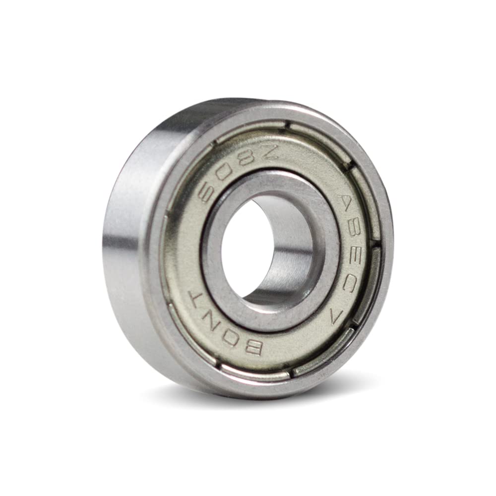 Bont Skates - Precision Skate Bearings ABEC 7 - Pre Lubricated Inline Speed Roller Skate Derby Skateboard Scooter - Pack of 16