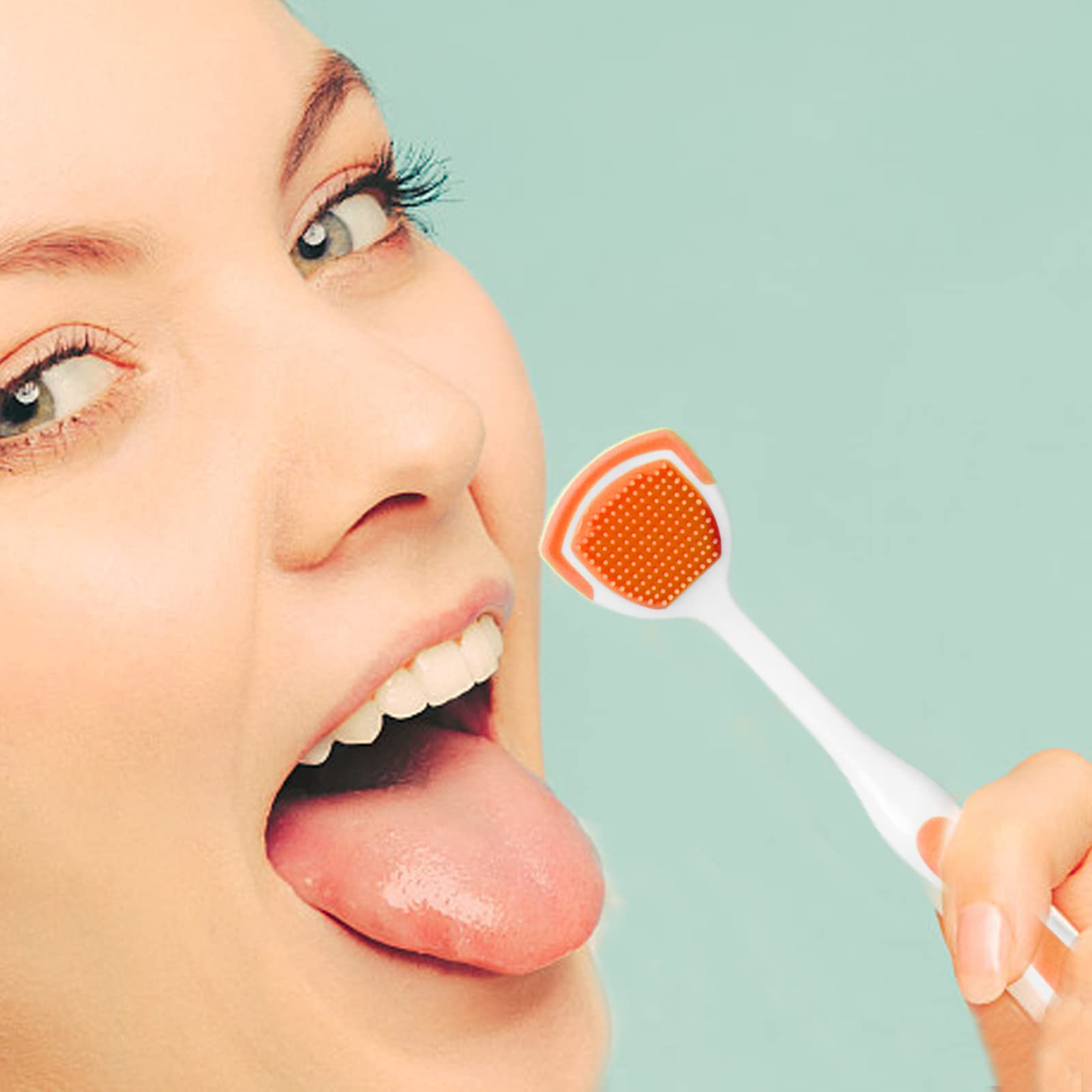 defutay Tongue Scraper Cleaner - 100% BPA Free Tongue Scrapers - Oral Scrapers Premium Sweeper Sets - Eliminate Bad Breath - Easy to Use