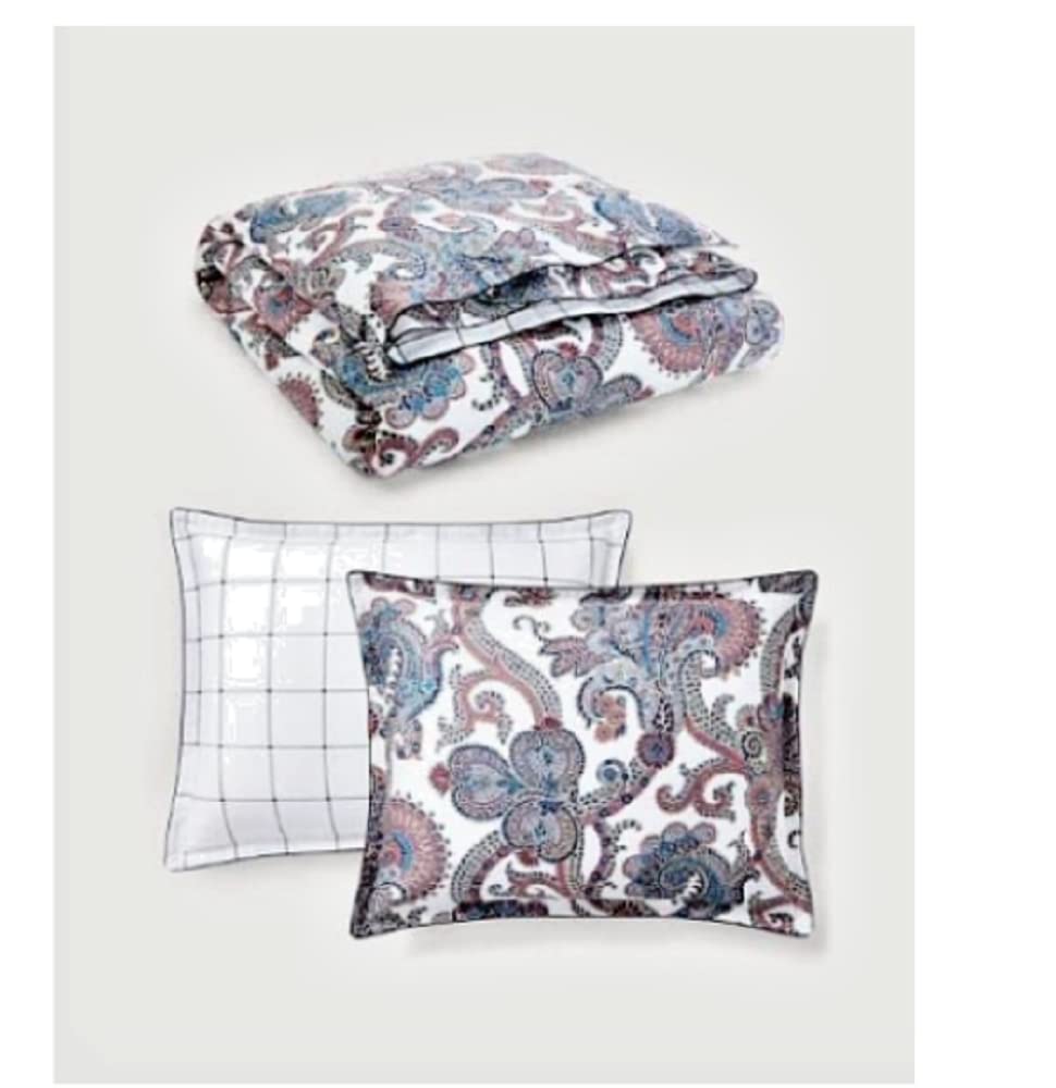 Lauren Ralph Lauren Carter Multi Paisley 3 Pc King Duvet Cover Set (King)