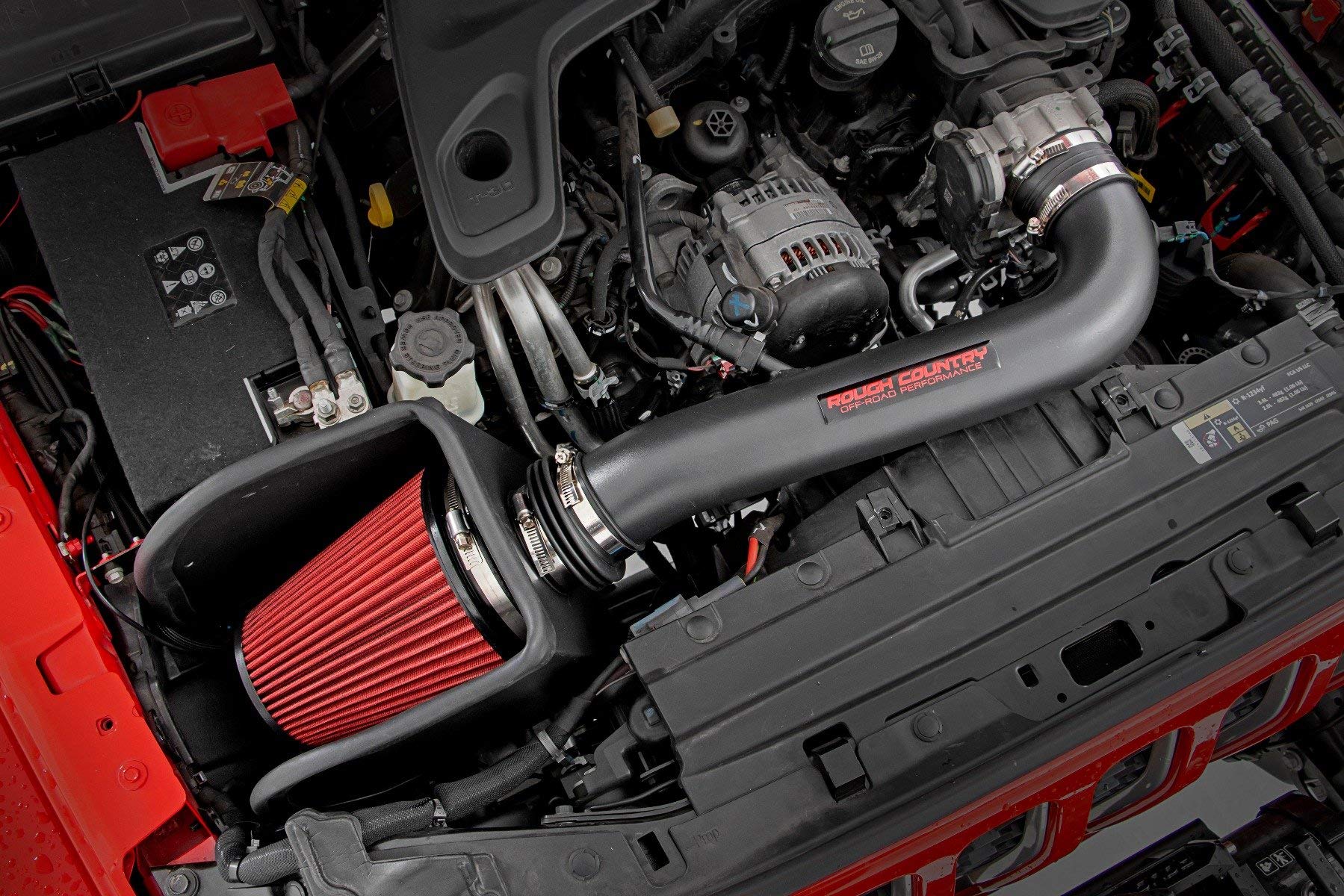 Rough Country Cold Air Intake w/Pre-Filter for 18-24 Jeep JL/JT | 3.6L - 10479PF