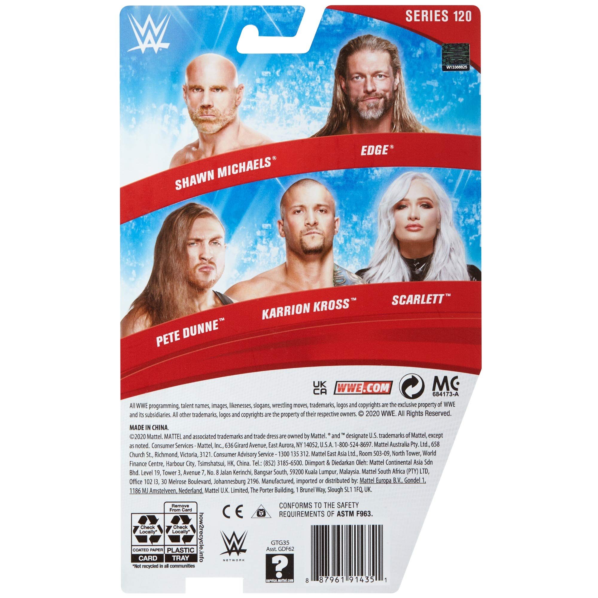 WWE Edge Action Figure Series 120 Action Figure Posable 6 in Collectible for Ages 6 Years Old and Up