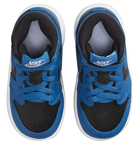 Jordan Baby Boy's Jordan 1 Retro High OG (Infant/Toddler) Dark Marina Blue/Black/White 4 Toddler M