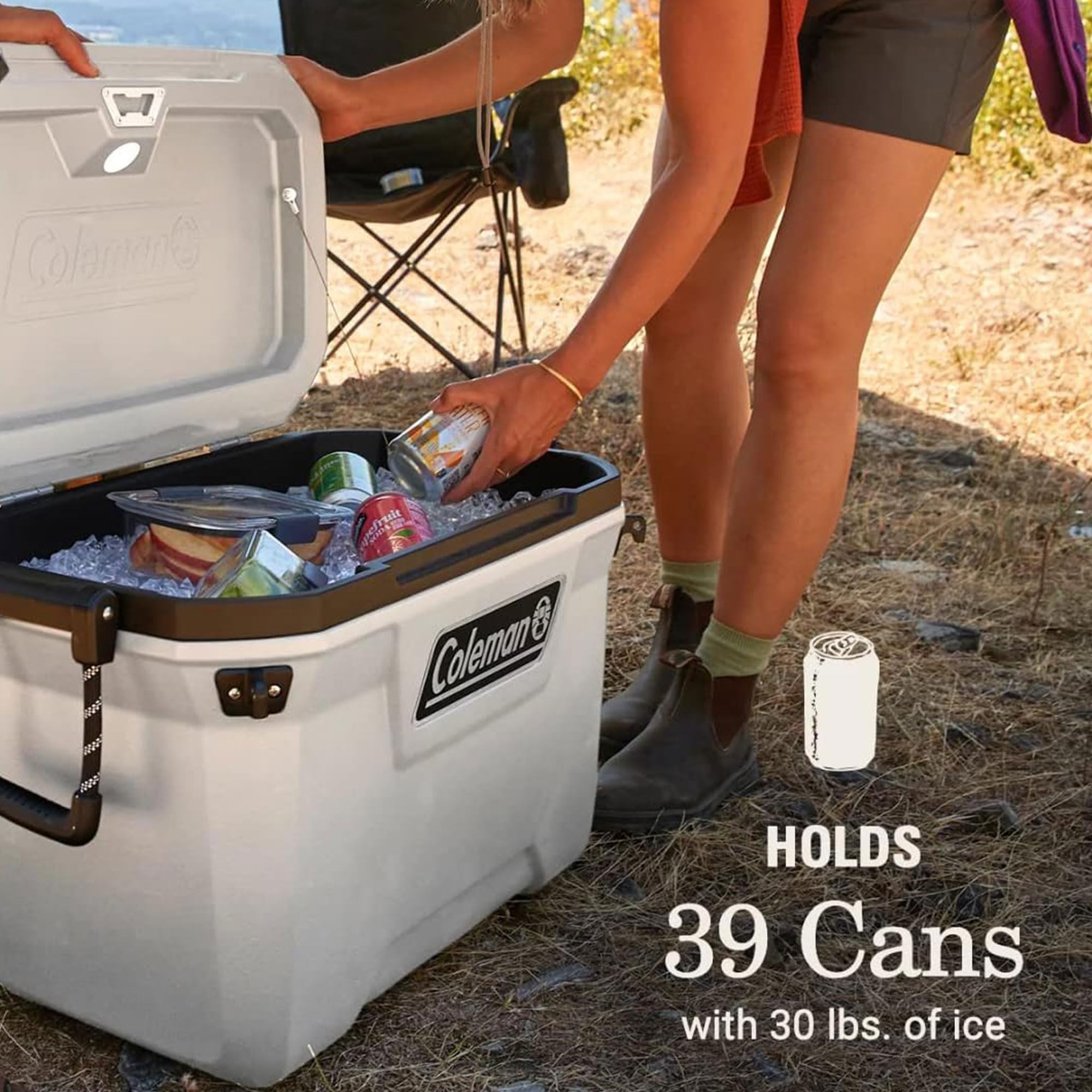 Coleman CoolerâConvoy Series 55 Quart Cooler