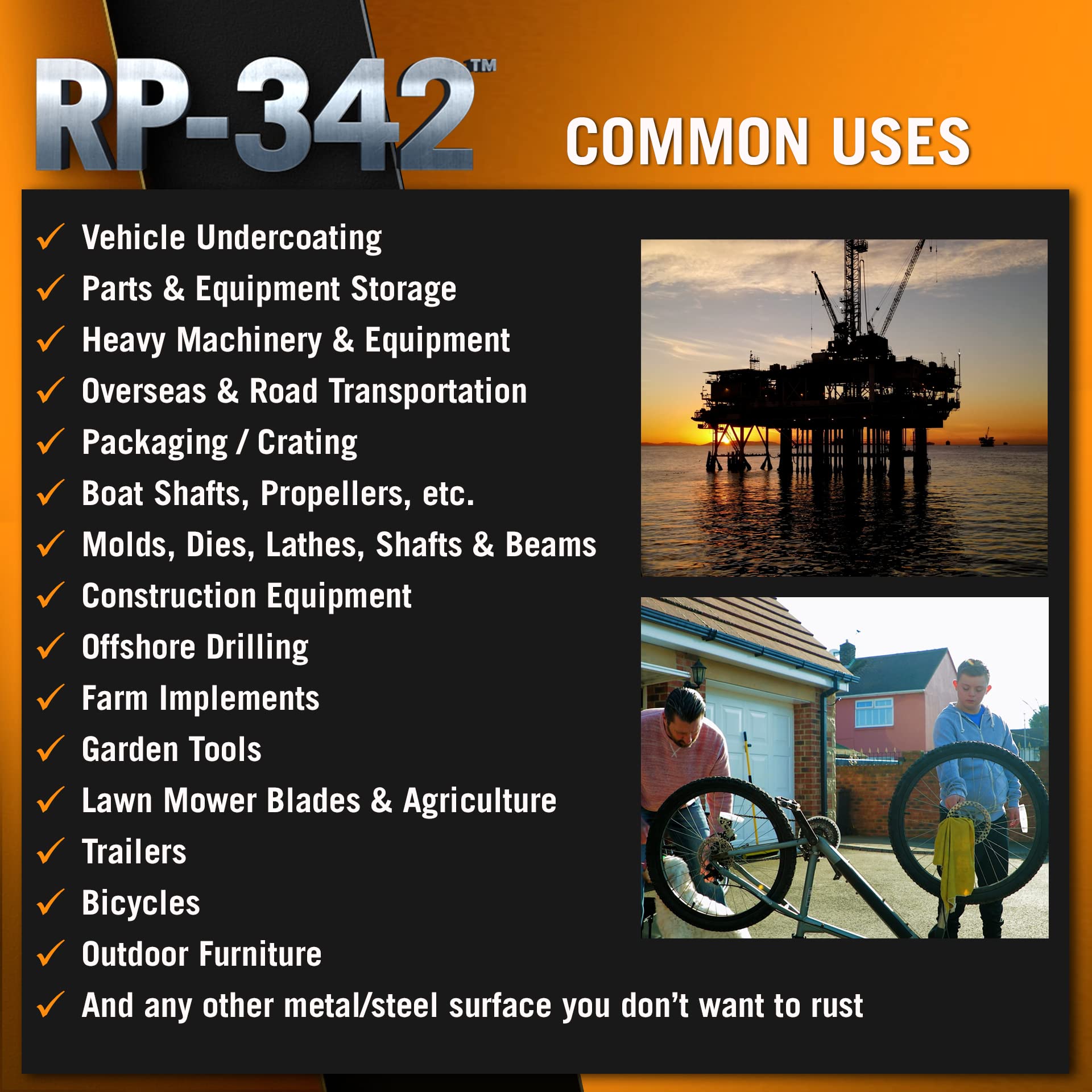 Cosmoline RP-342 "Heavy" Rust Preventative Spray (Military-Grade) 3-Cans