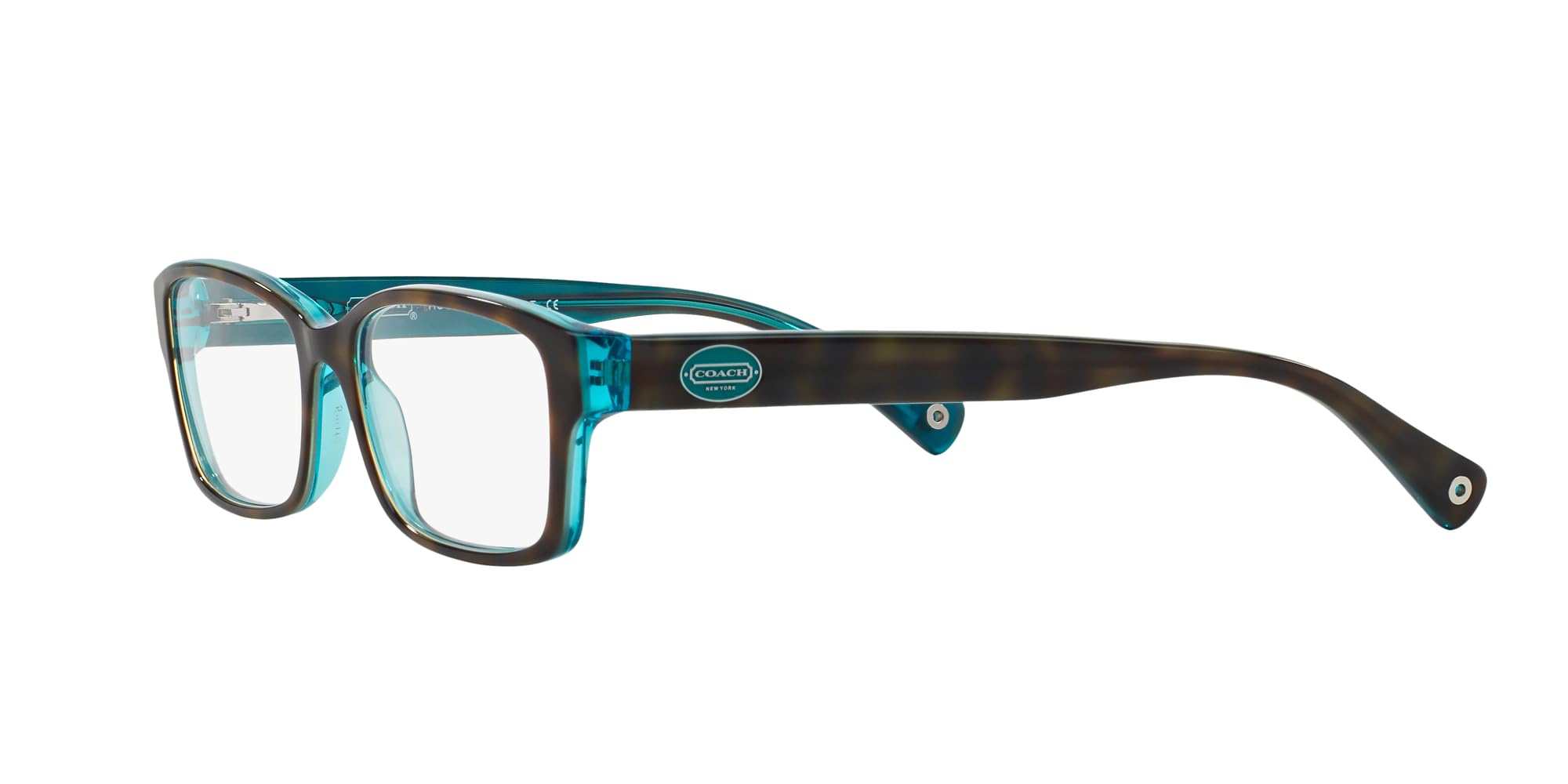 Coach HC6040 Brooklyn Prescription Eyewear Frames, Dark Tortoise/Demo Lens, 52 mm