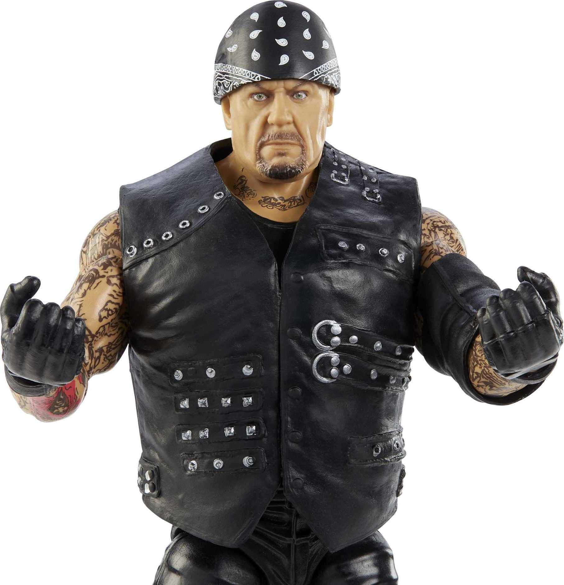 WWE MATTEL Undertaker Elite Collection Action Figure, 6-in/15.24-cm Posable Collectible Gift for WWE MATTEL Fans Ages 8 Years Old & Up