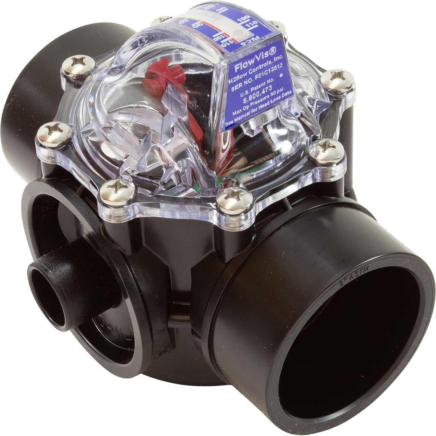 FlowVis FV-C-S Flow Meter, H2Flow