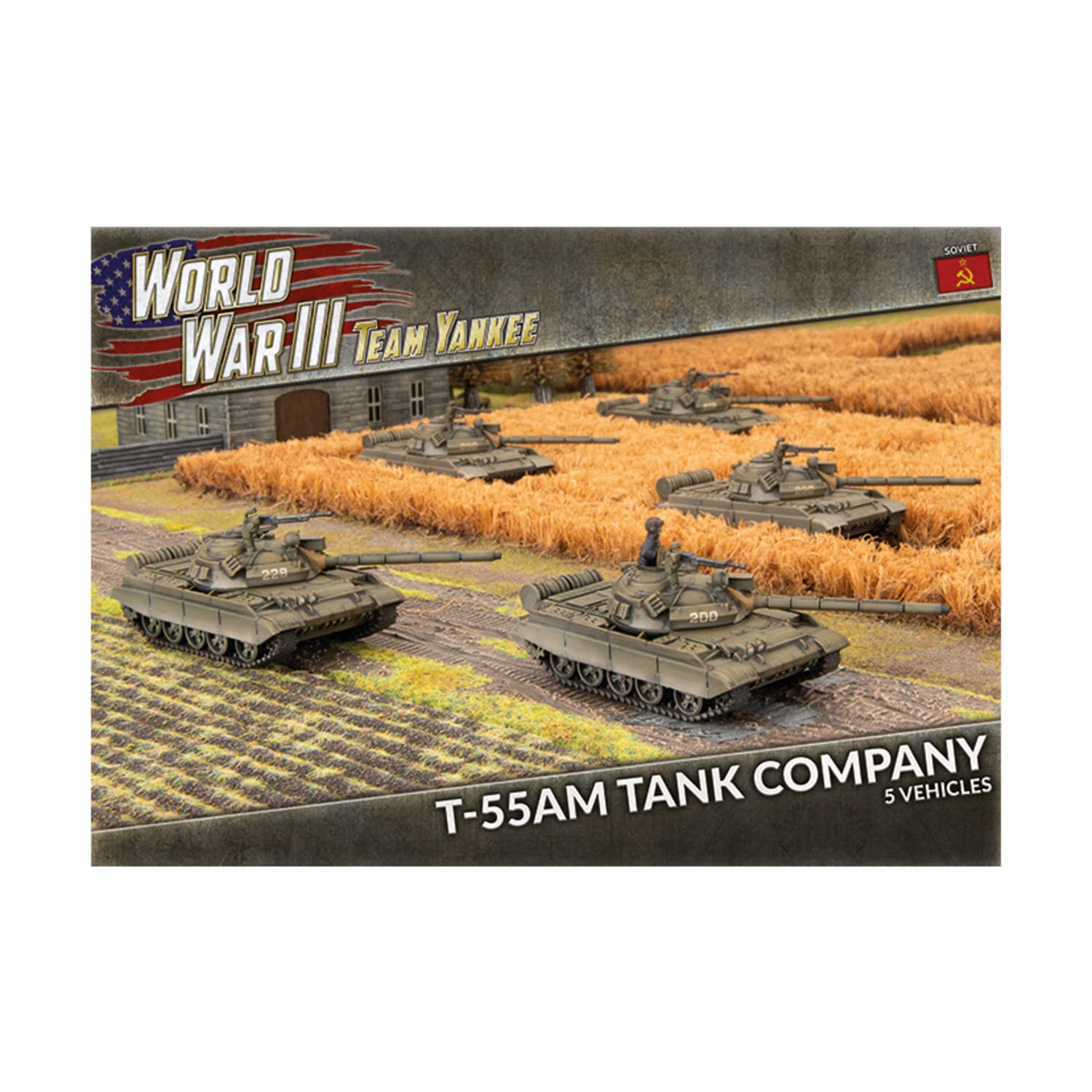 WWIII Team Yankee: Soviet T-55AM Tank Company (TSBX22)