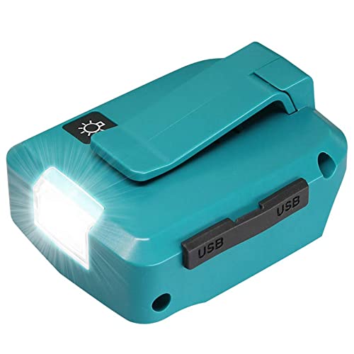 ERJER Replacement ADP05 Power Source, USB Charger Adapter for LXT Lithium-Ion 14.4V 18V, Fast Charging Converter with LED Light