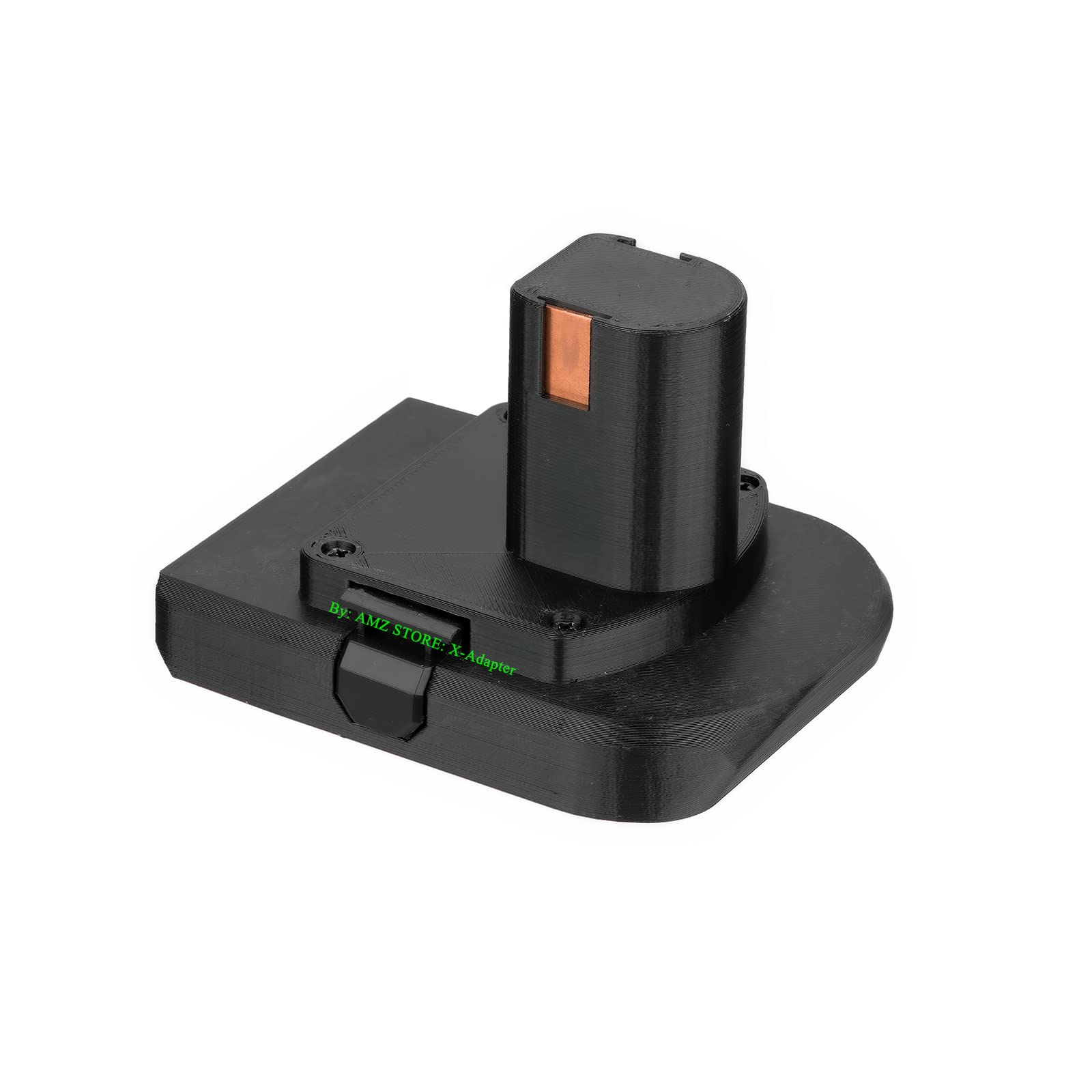 X-Adapter 1x Adapter for Ryobi 18v Tools Works On Bosch 18v Blue Professional Batteries (Not 18v PBA All Battery)- Adapter Only, Black (BS-RY18)