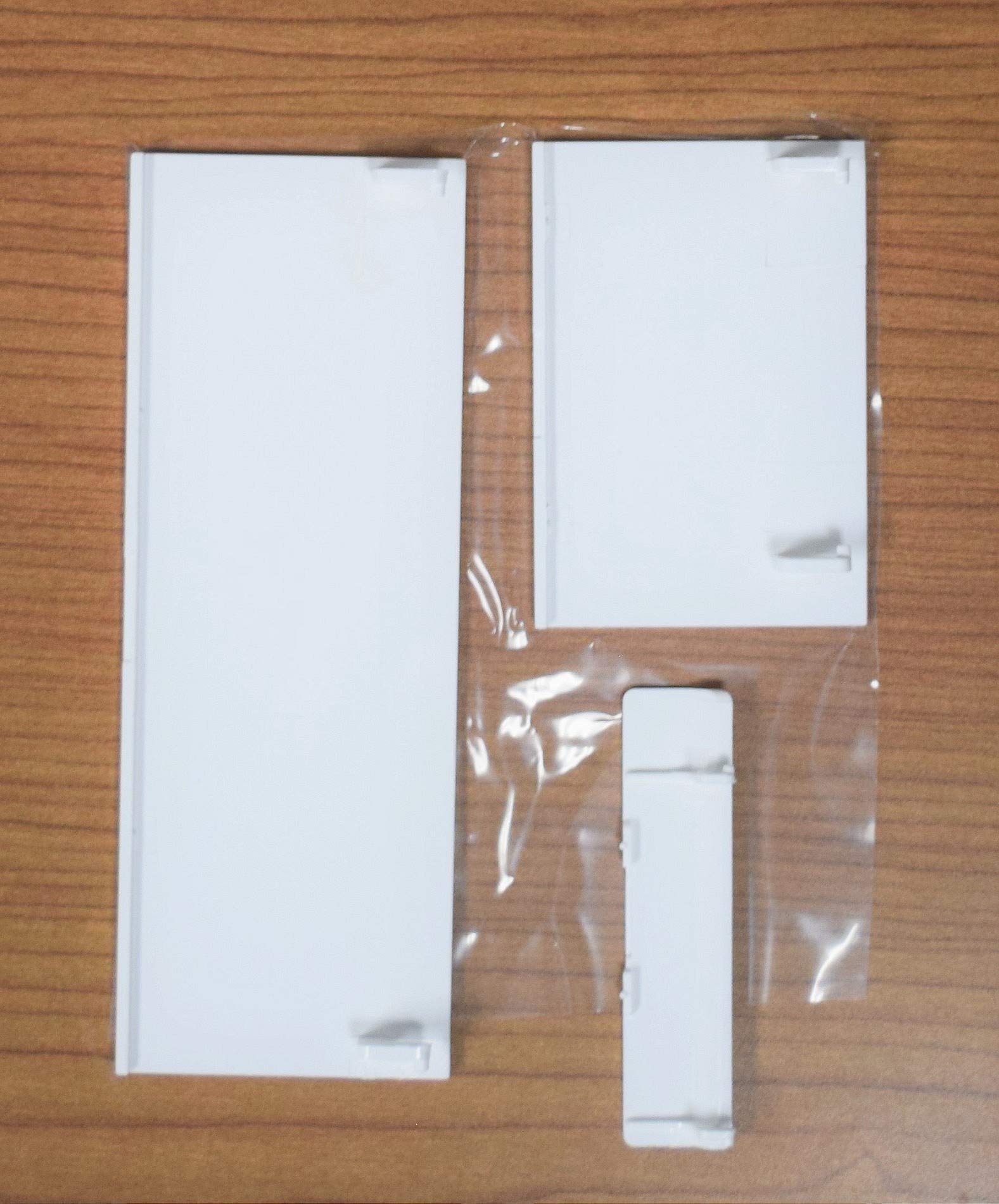 Pack of 10 - 3-Piece Replacement Door Slot Cover Lid Set for Nintendo Wii Console System