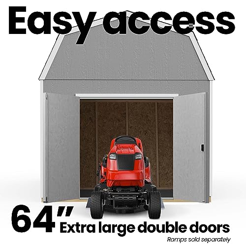 Handy Home Products Braymore 10x16 Do-It-Yourself Wooden Storage Shed with Floor