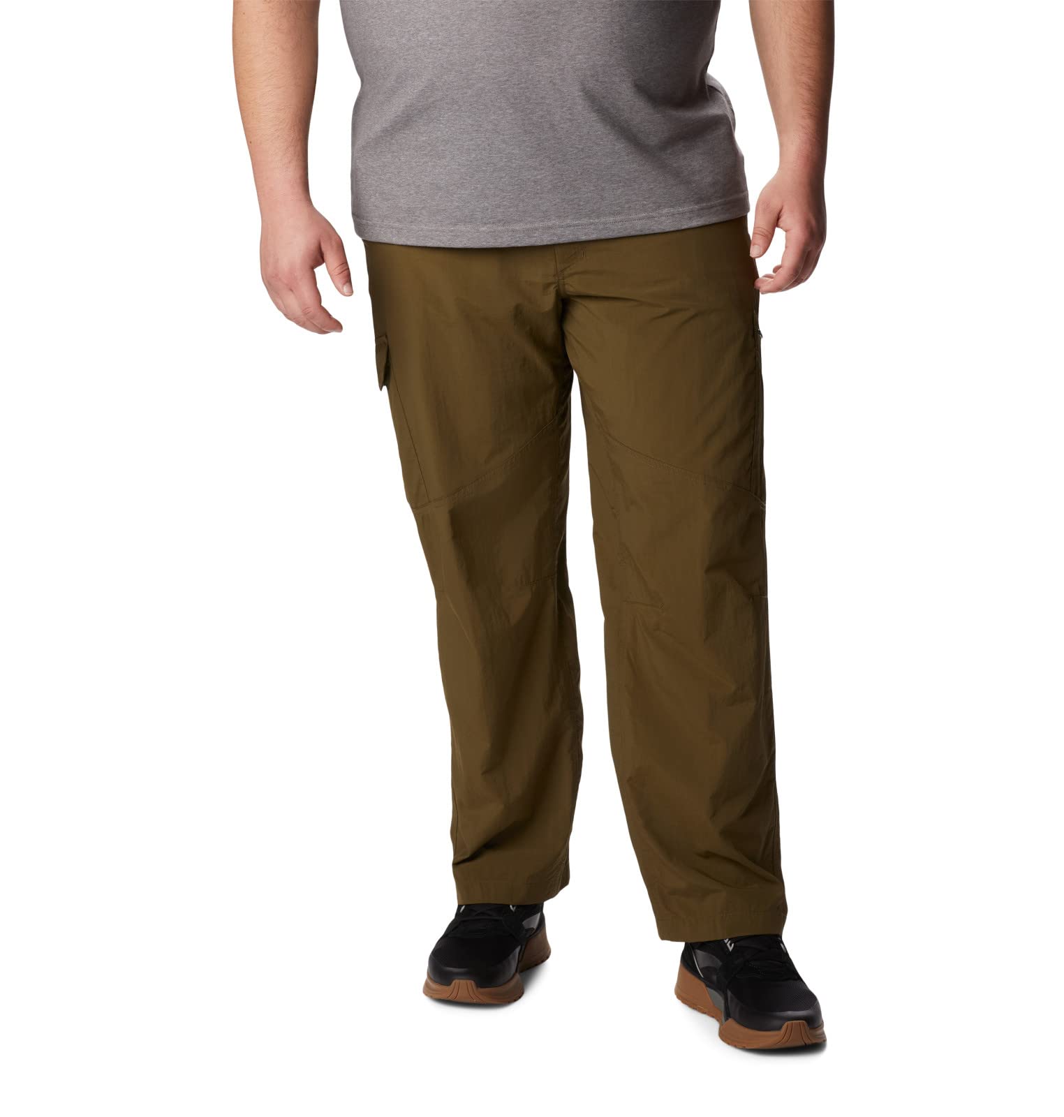 Columbia Men’s Silver Ridge Cargo Pants, Moisture Wicking, Sun Protection, New Olive, 32