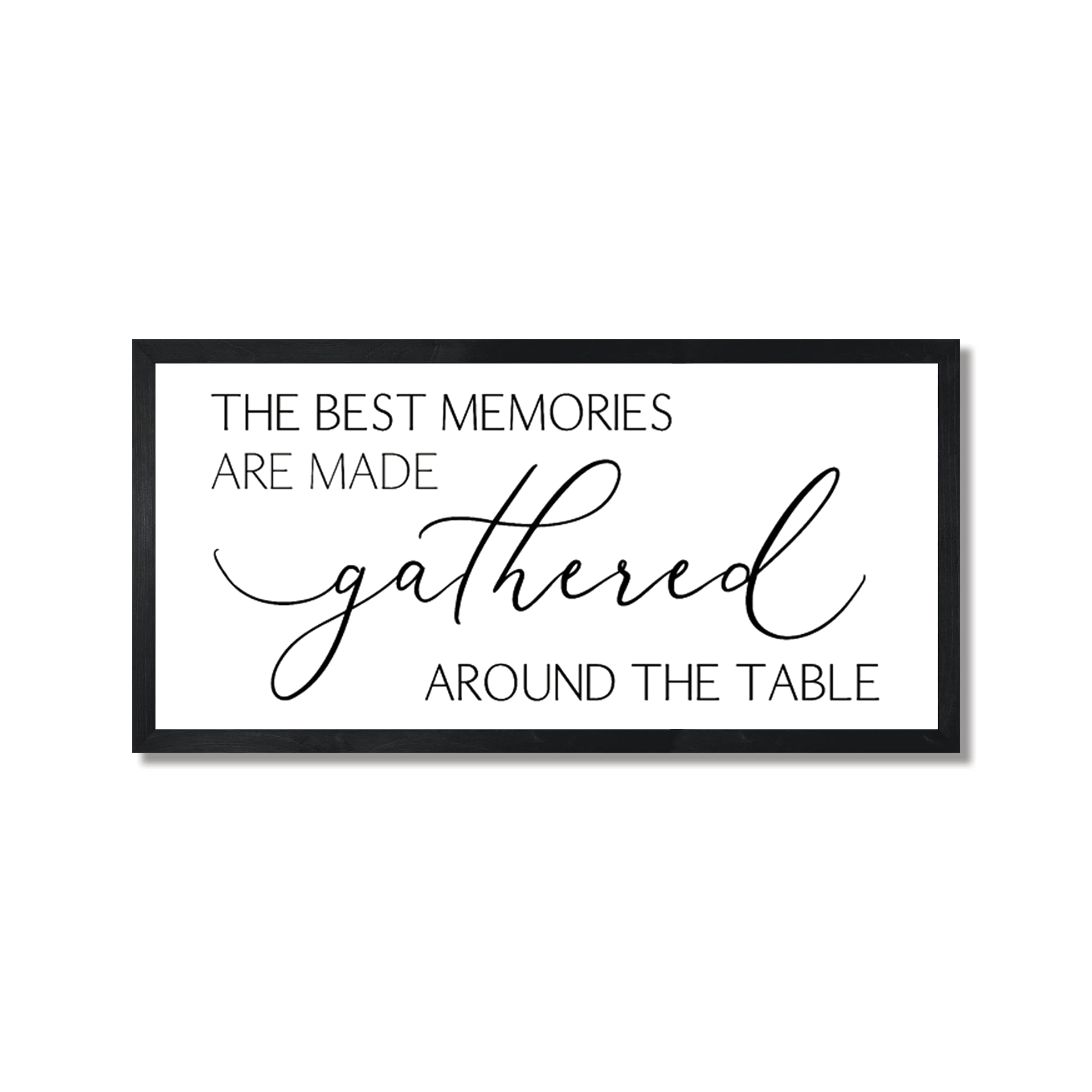 Dining room decor-wall sign-the best memories are made gathered around the table-dining room decor