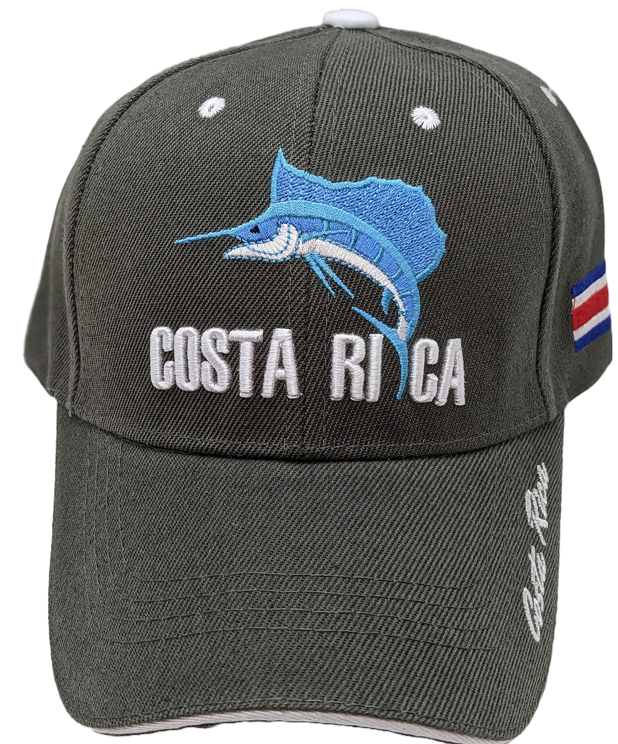 Costa Rica Sailfish Baseball Cap (Olive Green)