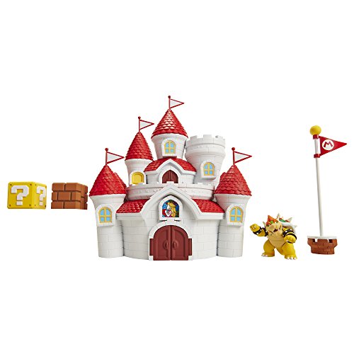 Super Mario Mushroom Kingdom Castle Playset with Exclusive 2.5β Bowser Figure