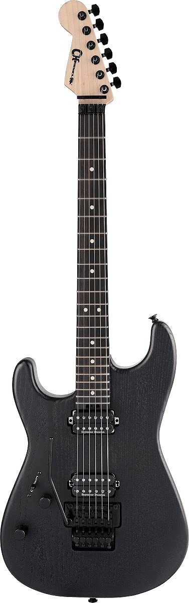 Charvel Pro-Mod San Dimas Style 1 HH FR Sassafras Left-handed Electric Guitar - Satin Black