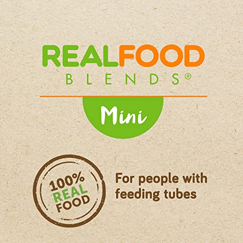 Real Food Blends Mini - Prunes, Pears & Pumpkin - Pureed Blended Snack for Feeding Tubes, 4 Oz Pouch (Pack of 12 Pouches)