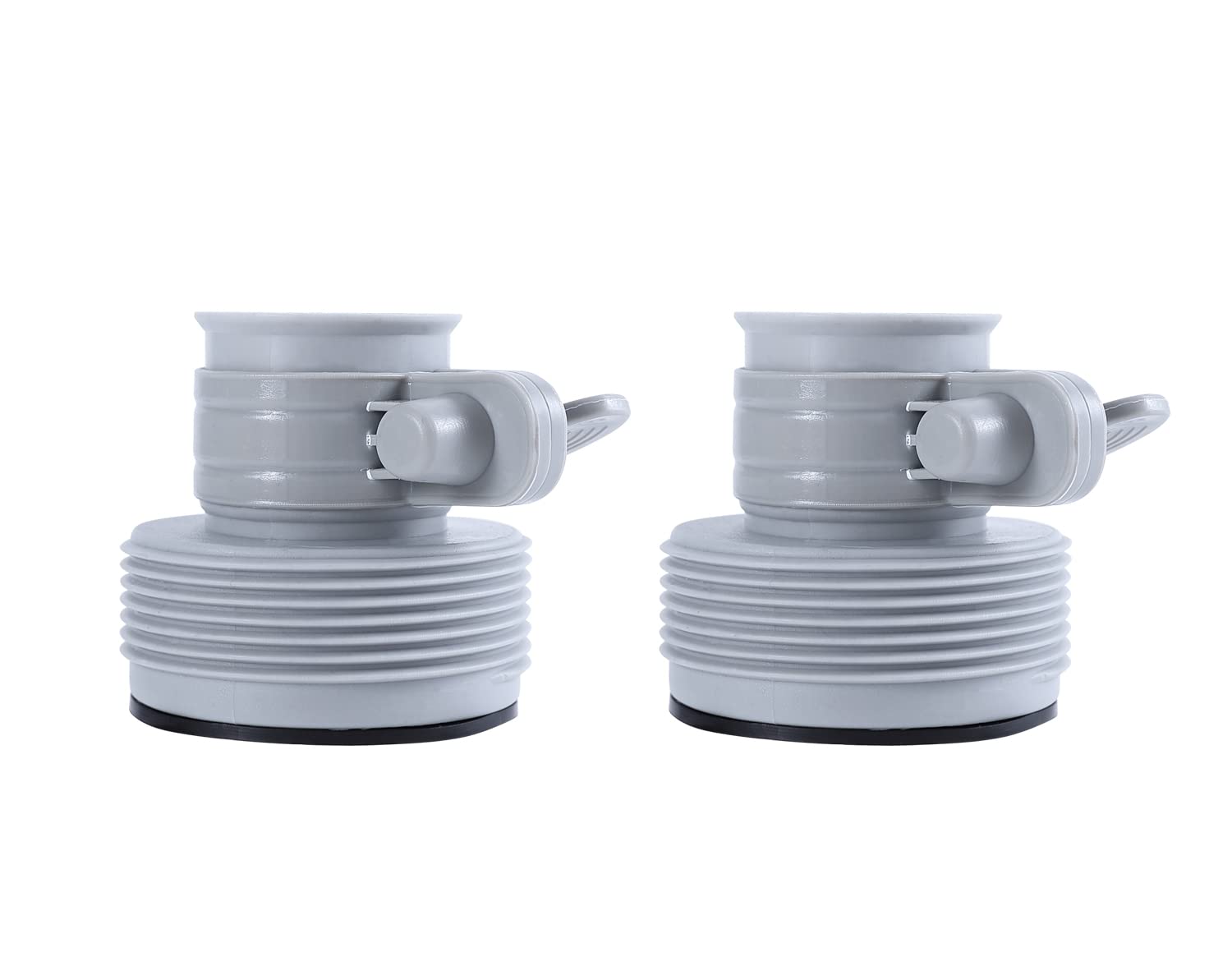 ECOPOOLTECH Hose Adapter 1.25" to 1.5" Type B Hose Adapters for Intex Pumps & Saltwater System, Conversion Adapter 25009(2 Pack)