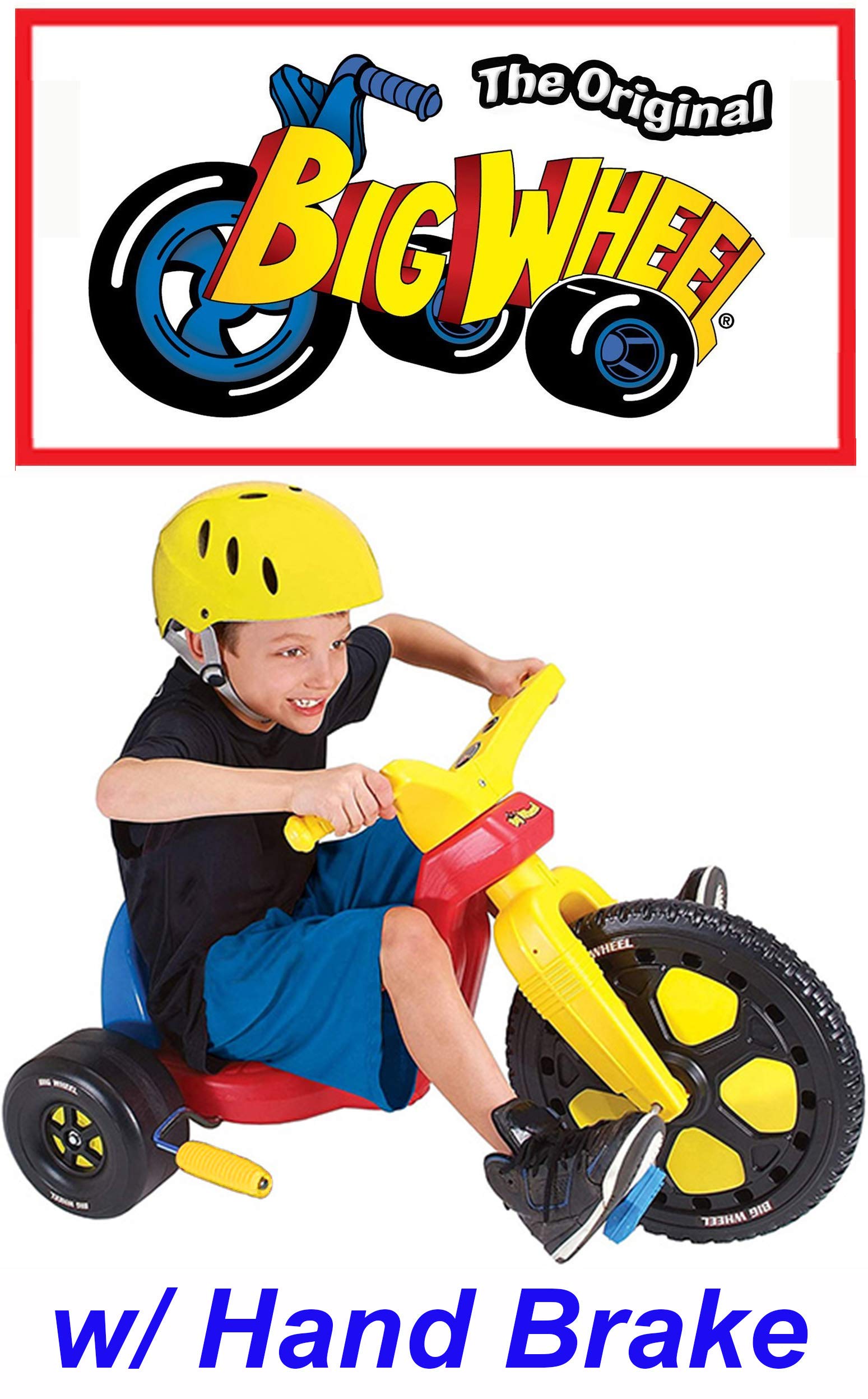 The Original Big Wheel Spin-Out Racer 16" Trike with Hand Brake 2019 Made in USA