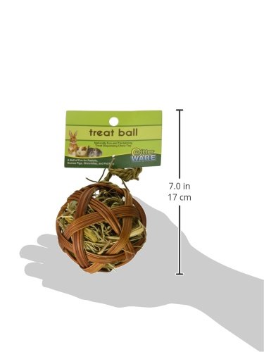 Ware Manufacturing Willow Edible Small Pet Ball Chew Treat, 4-Inch