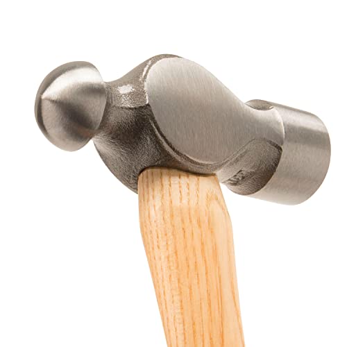 ESTWING Ball Peen Hammer - 16 oz Metalworking Tool with Forged Steel Head & Hickory Wood Handle - MRW16BP