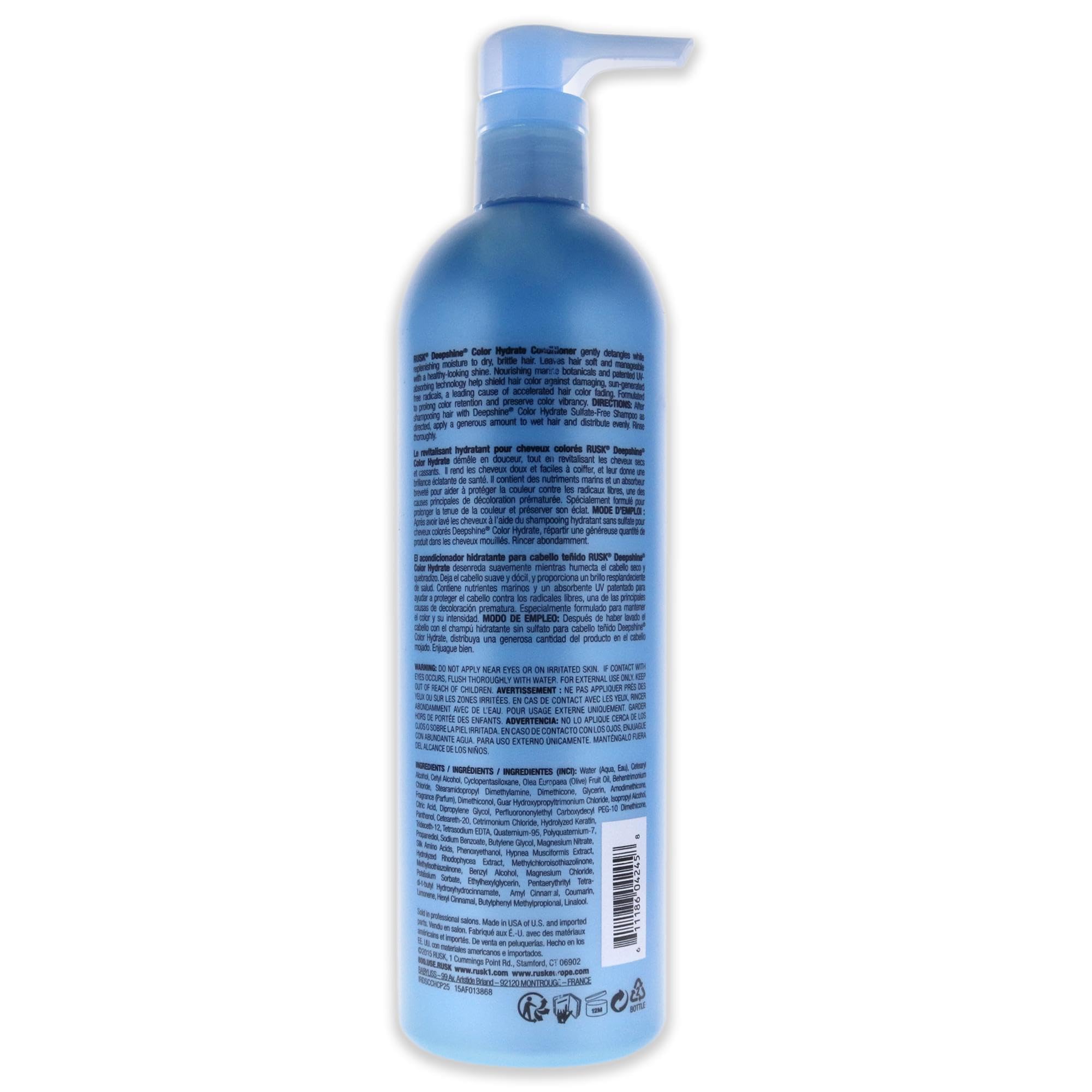 Rusk Deepshine Color Hydrate Conditioner, 8.5 Fluid Ounce
