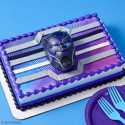DecoSet® Marvel Avengers Black Panther Warrior King Cake Topper, 1-Piece Light-Up Cake Decoration