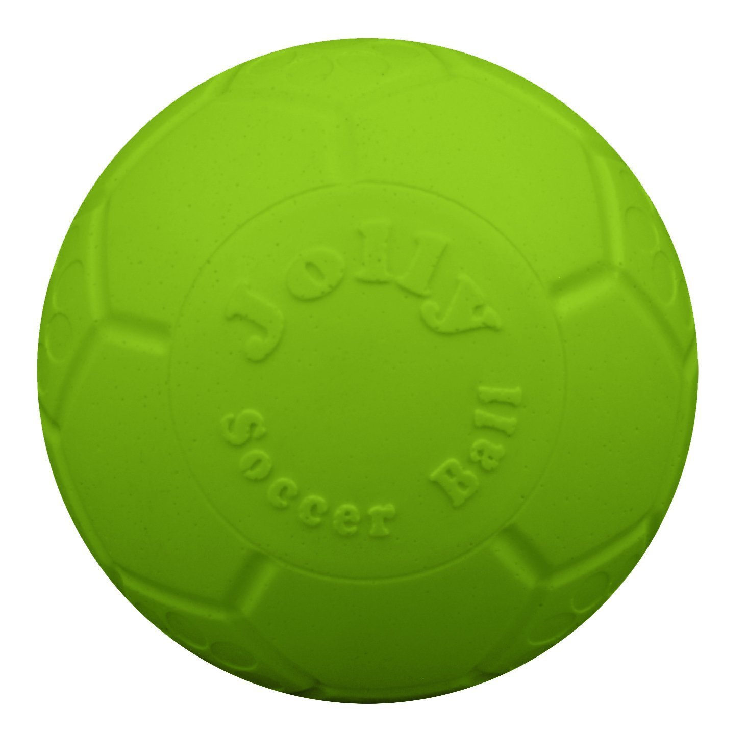 Jolly Pets Large Jolly Soccer Ball Floating-Bouncing Dog Toy; 8" Green Apple