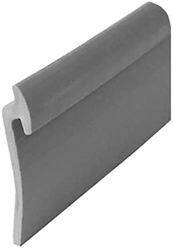 Gordon Glass® Angled Gray Vinyl for Framed Shower Door Drip Rail - 36" Long, Framed Shower Door Bottom Sweep, Made in USA.