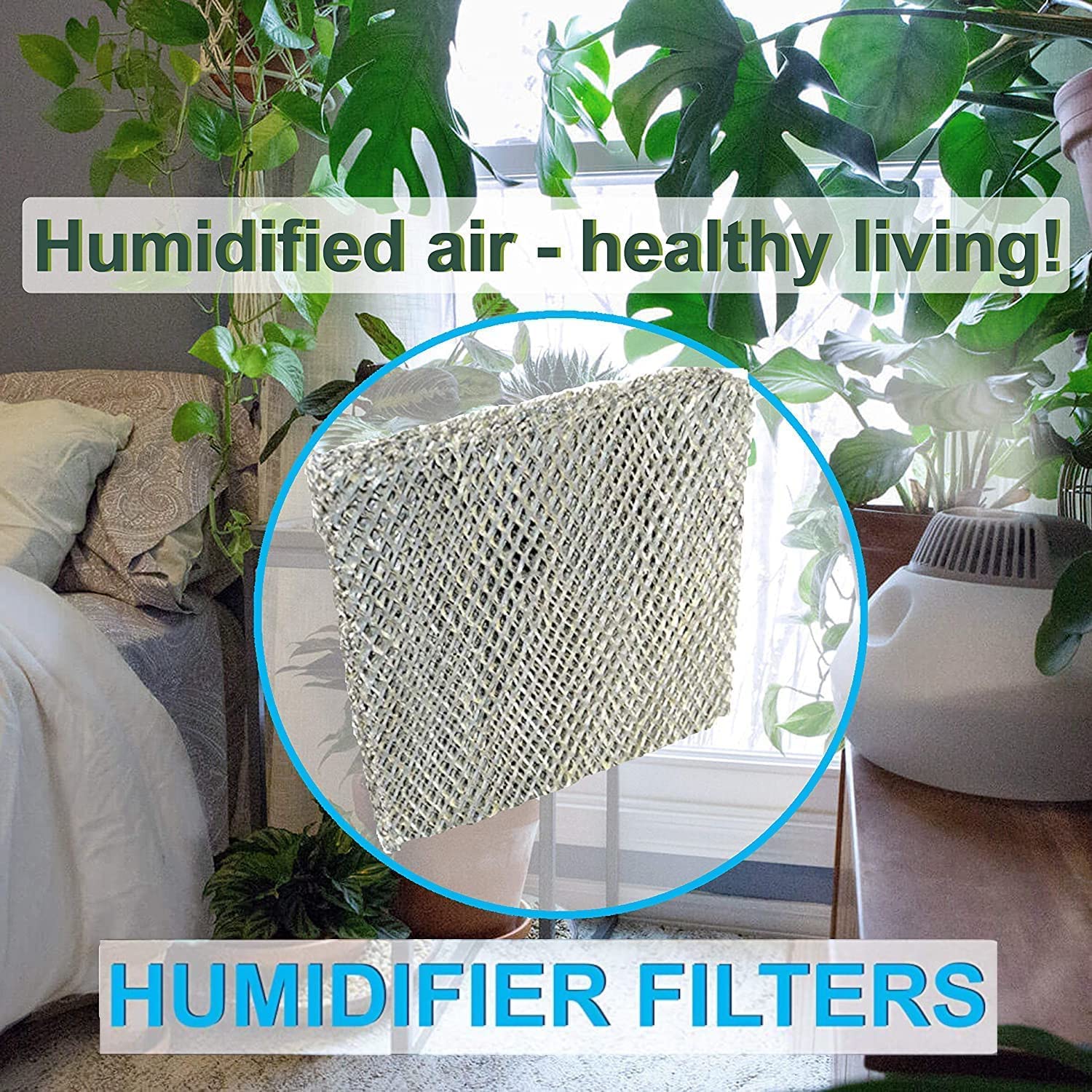 HQRP 2-pack Water Filter compatible with GeneralAire 570 570M 570A Whole House Humidifiers; GA10, ReservePro 7900, BestAirPro A10-PR A10PR Replacement
