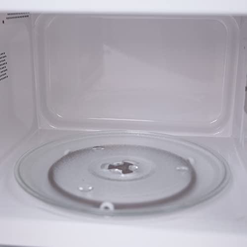 West Bend WBMW92W Microwave Oven 900-Watts Compact with 6 Pre Cooking Settings, Speed Defrost, Electronic Control Panel and Glass Turntable, White