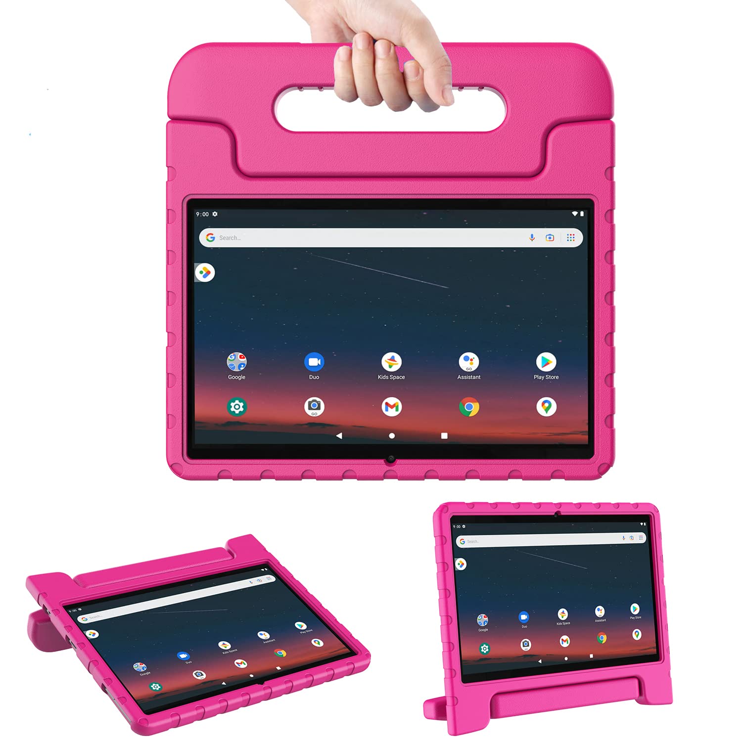 eTopxizu Kid Case Only for Walmart Onn 10.1" 3 Gen 2022 (Model:100071485),Durable Shockproof Handle Stand Case for Walmart Onn 10.1 inch (Just Fit for 2022, 3rd Gen), Purple