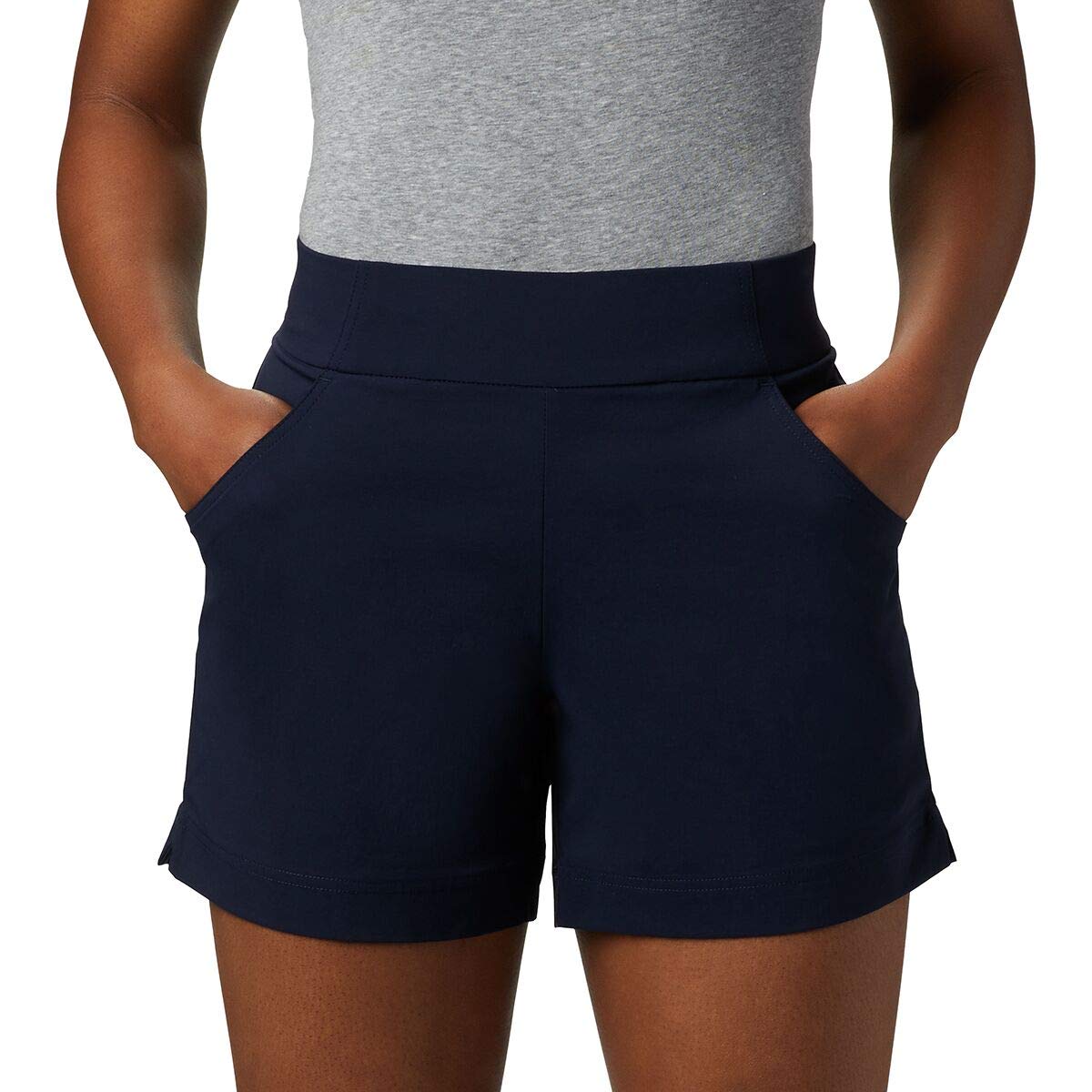 Columbia Women's Anytime Casual Short Shorts, Dark nocturnal, Large x 5