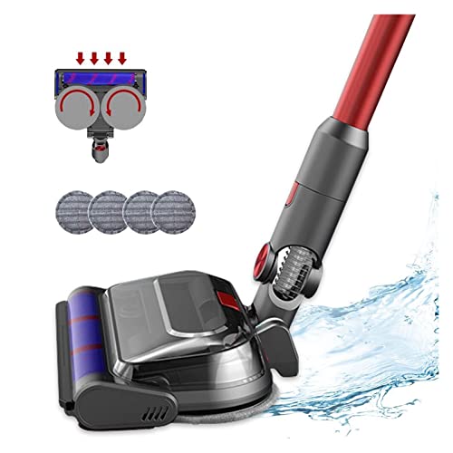 NUTRAC Vacuum Cleaner Electric Cleaning Mop Head Wet and Dry Brush Home Floor Mop Heads Accessories,Compatible for Dyson V7 V8 V10 V11V15