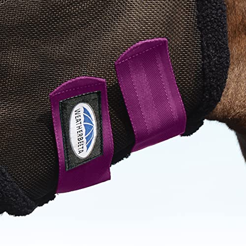 WeatherBeeta ComFiTec Durable Mesh Mask with Nose Black/Purple Full