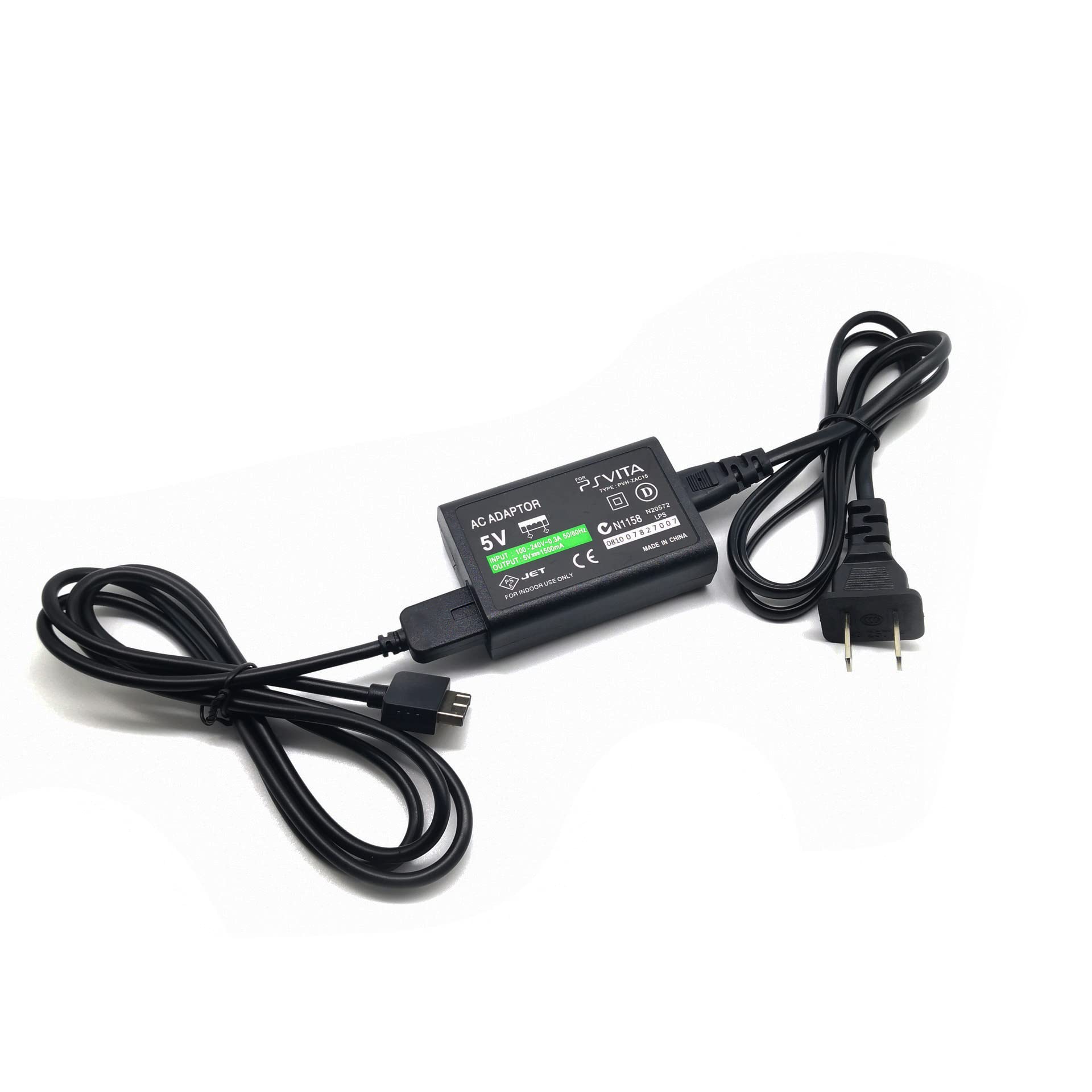 Cotchear AC Power Charger for PS Vita1000, AC Adapter with USB Charging Cable Cord for PS Vita1000 with Plug
