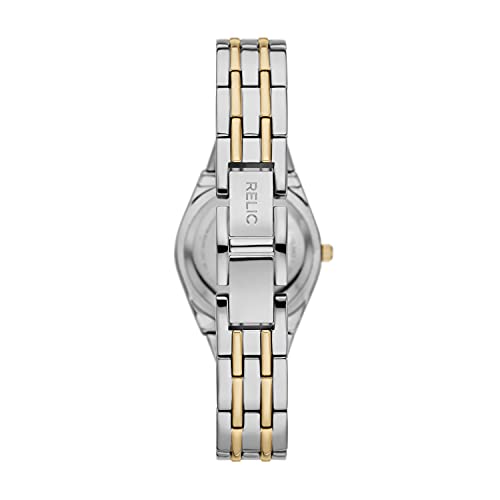 Relic by Fossil Women's Quartz Watch with Alloy Strap, Two-Tone, 12 (Model: ZR12652), Green