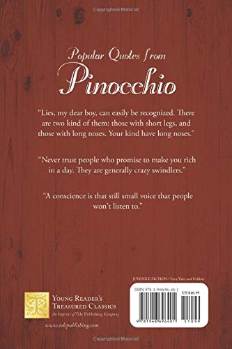 Pinocchio by Carlo Collodi: (Young Reader's Treasured Classics with over 80 Classic Illustrations)