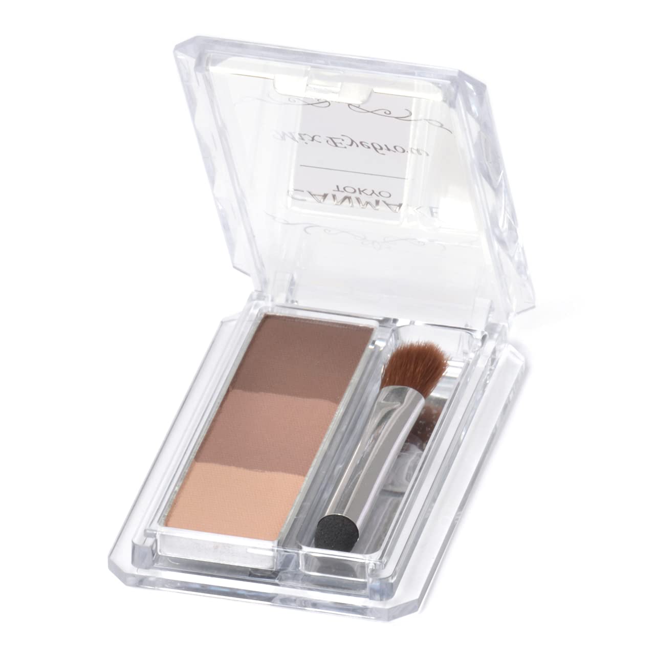 CANMAKE Mix Eyebrow, 3-Color Eyebrow Palette, 0.10 oz (3.0 g) (07 Misty Mauve Brown)