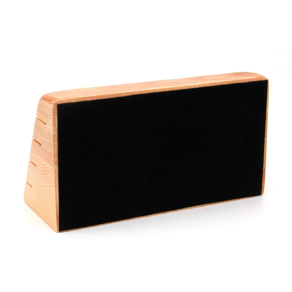 Tebery Wooden Playing Card Holder | Rack | Organizer Tray Racks Organizer for Kids Seniors Adults (Set of 2)