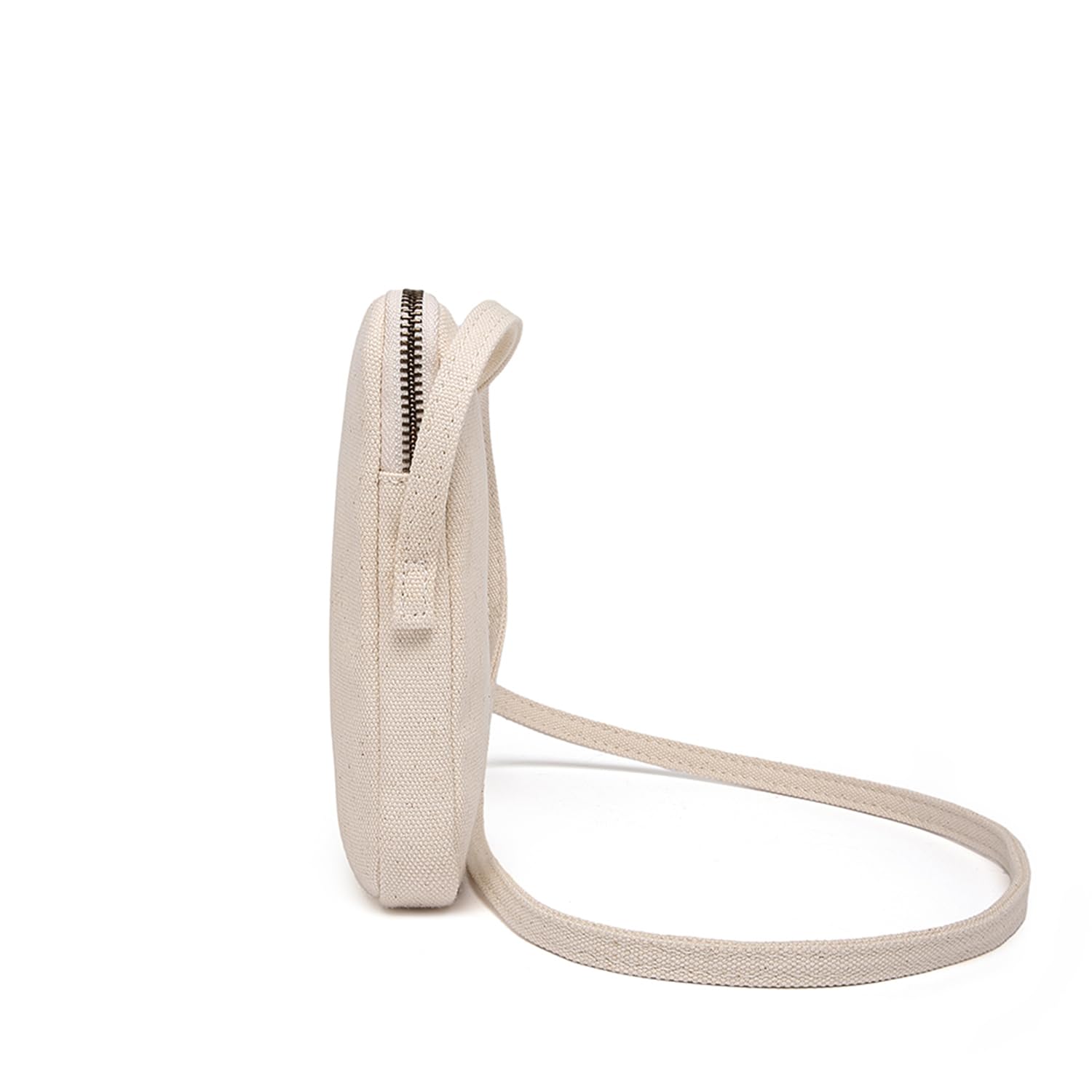 YONBEN Crossbody Bag Small Cell Phone Purse Holder Wallet with Strap for Women Adjustable Shoulder Straps Pure Cotton Canvas with Zipper