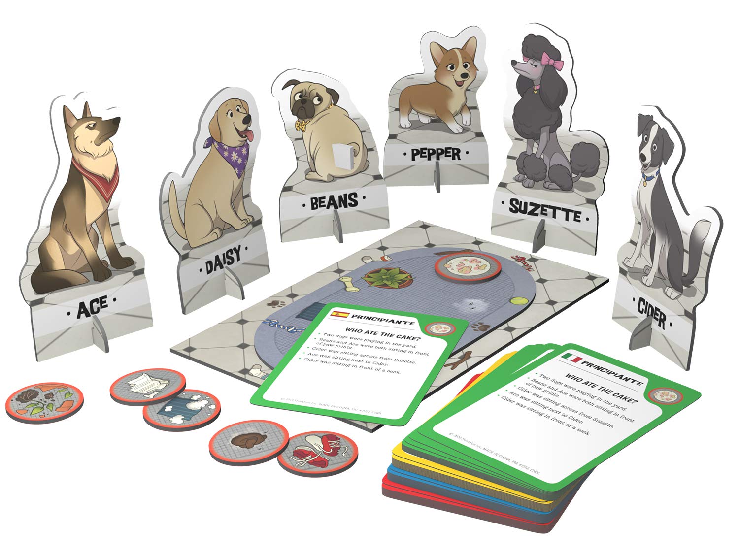 ThinkFun 76414 Dog Crimes, Logic Game - Recommended Age 8+ (Spanish Language Edition)