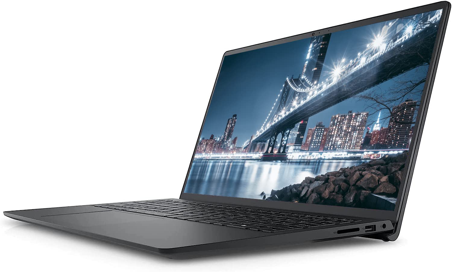 Dell 15.6" Inspiron Laptop with Windows 11 Pro, Intel Celeron N4020 Processor, 16GB RAM, 1TB SSD, Webcam, Wi-Fi, HDMI, Bluetooth, SD Card Reader, Black