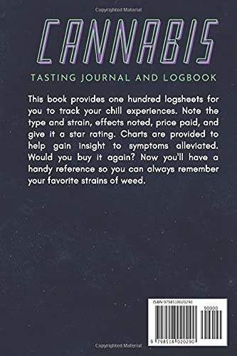 Cannabis: Tasting Journal and Logbook