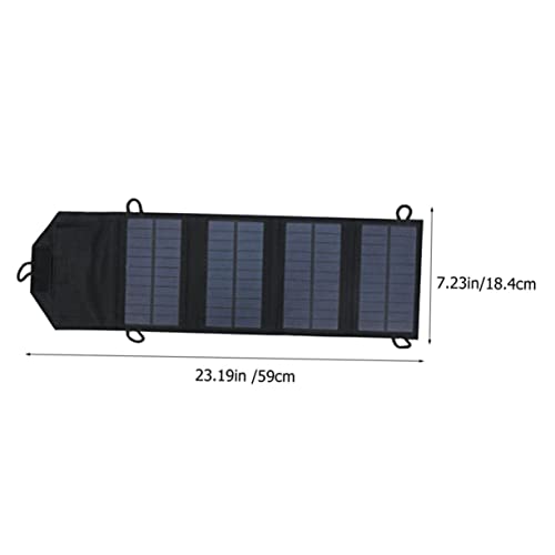 CLISPEED 4pcs Solar Panels USB a Charger Portable Cell Phone Charger Cargador C Charger for Car Portable Phone Charger USB Charger Practical Solar Panel Cloth Battery Yacht Boat