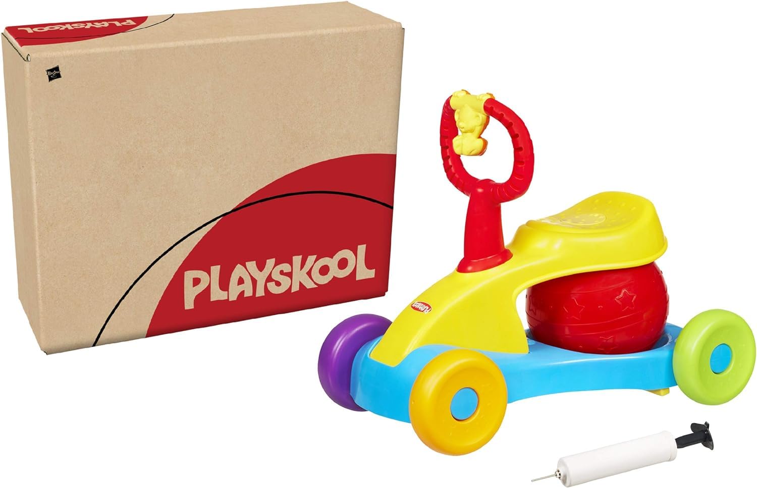 Playskool Bounce and Ride Active Toy Ride-On for Toddlers 12 Months and Up with Stationary Mode, Music, and Sounds (Amazon Exclusive)